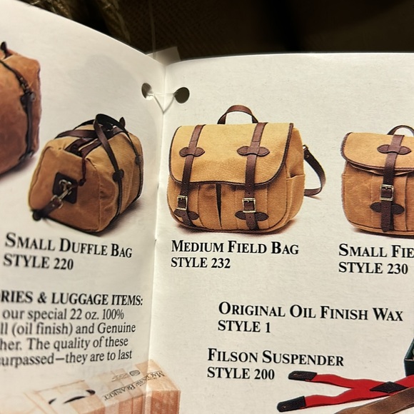 Filson | Bags | Filson Medium Field Bag 232 New Wtags | Poshmark